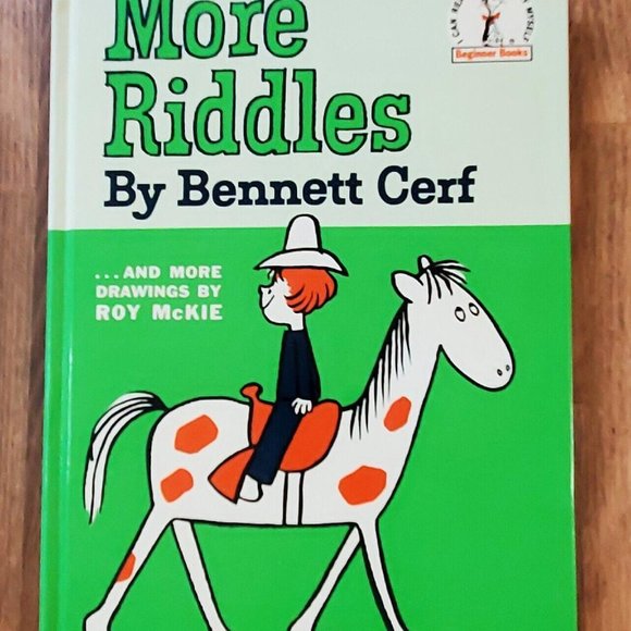 Other | Vintage More Riddles By Bennett Cerf 1961 Dr Seuss Beginner ...